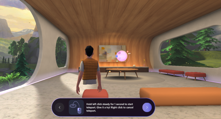 Microsoft Teams Immersive Space 3D and Mesh App
