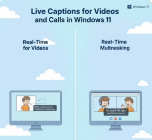 Live Captions for Videos and Calls in Windows 11