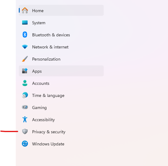 How do I manage app permissions in Windows 11?