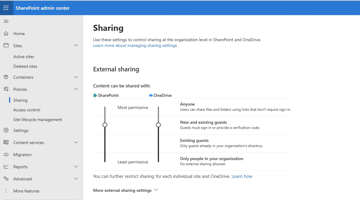 Managing External Sharing in Microsoft 365 Without Chaos